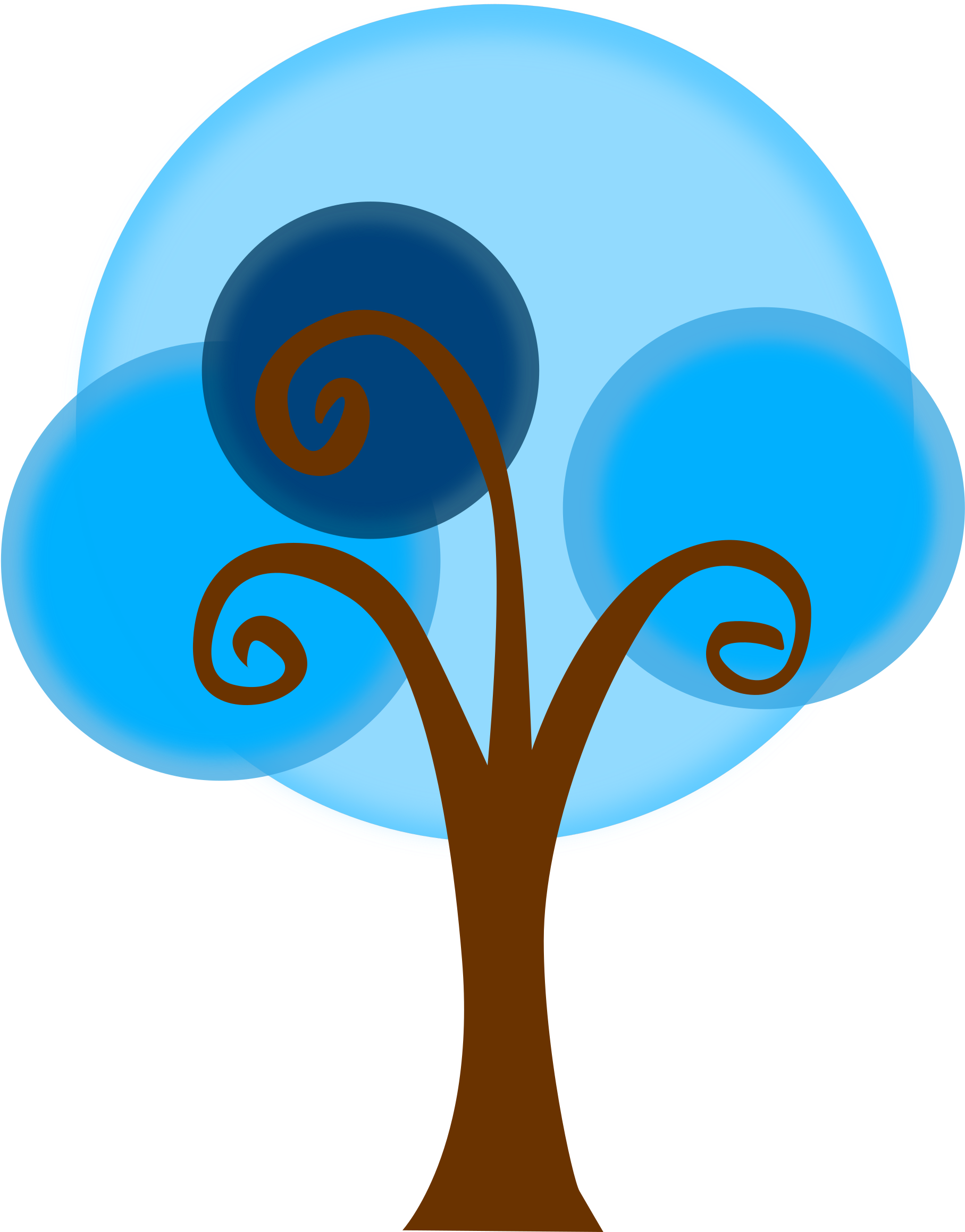 Download This Free Icons Png Design Of Blue Tree - Full Size PNG Image ...