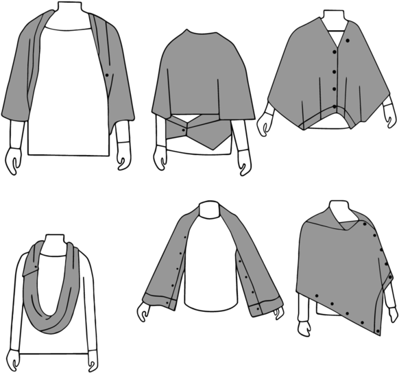 Download Muji Multi Way Scarf - Full Size PNG Image - PNGkit