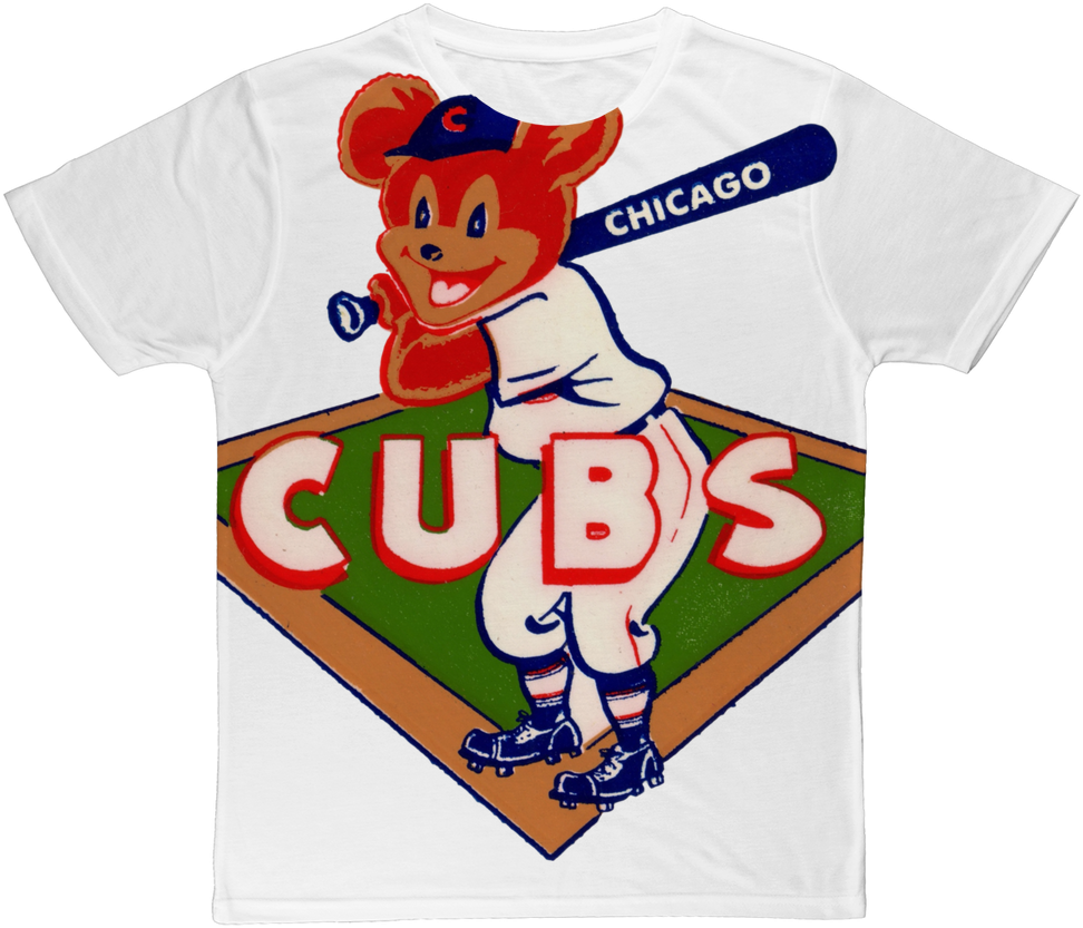 Download 1950's Chicago Cubs ﻿classic Sublimation Adult T-shirt ...