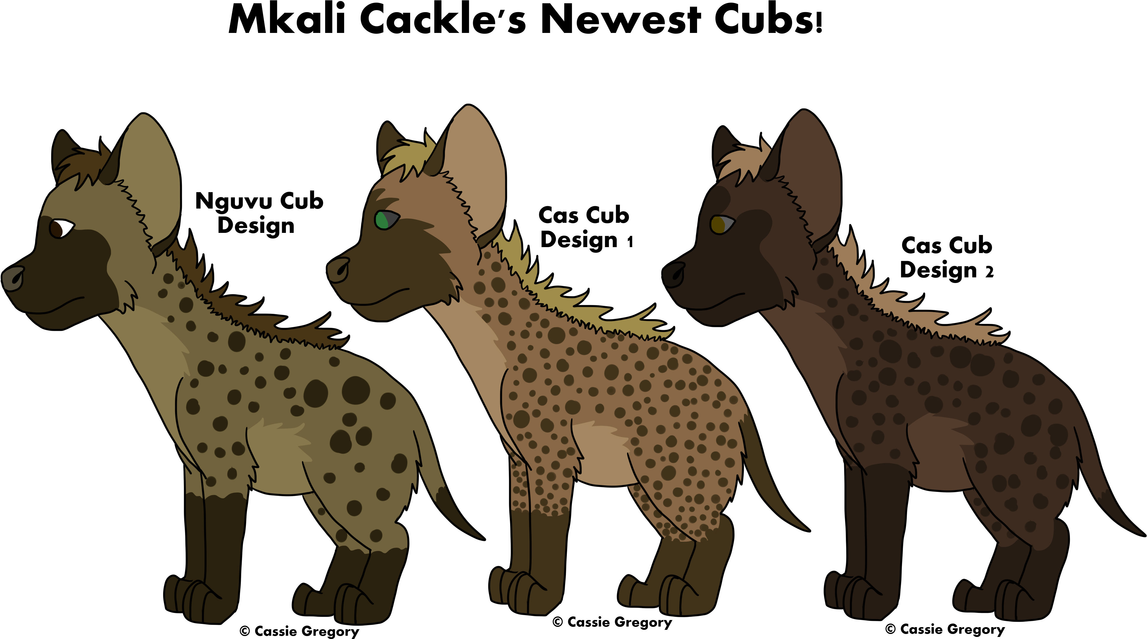 Download Mkali Cackle Cubs - Spotted Hyena - Full Size PNG Image - PNGkit