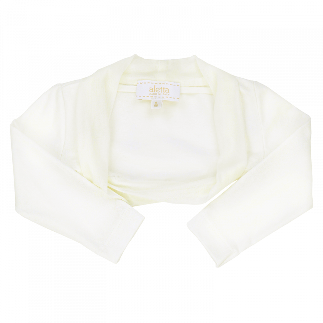 Download Cream Shrug In Cotton Jersey - Coprispalle 12 Mesi Bianco ...