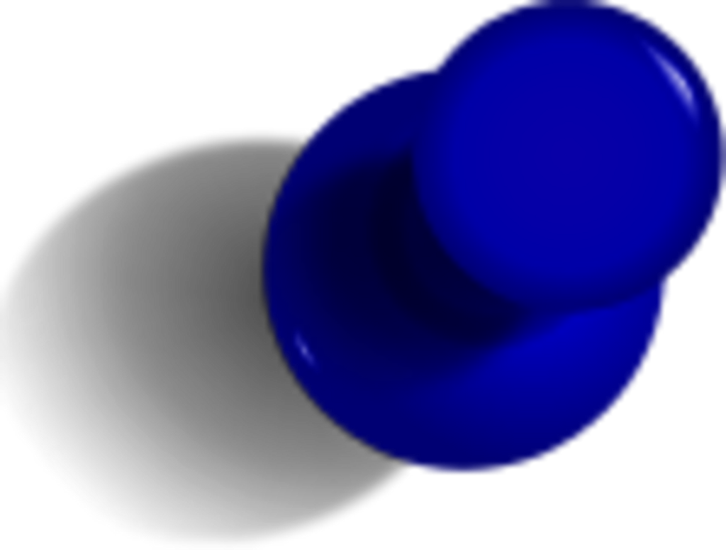 Download Report Abuse - Blue Push Pin Png - Full Size PNG Image - PNGkit