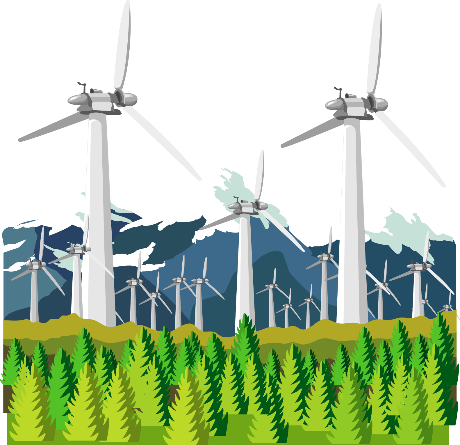 Download 1582 X 1529 2 - Windmill - Full Size PNG Image - PNGkit