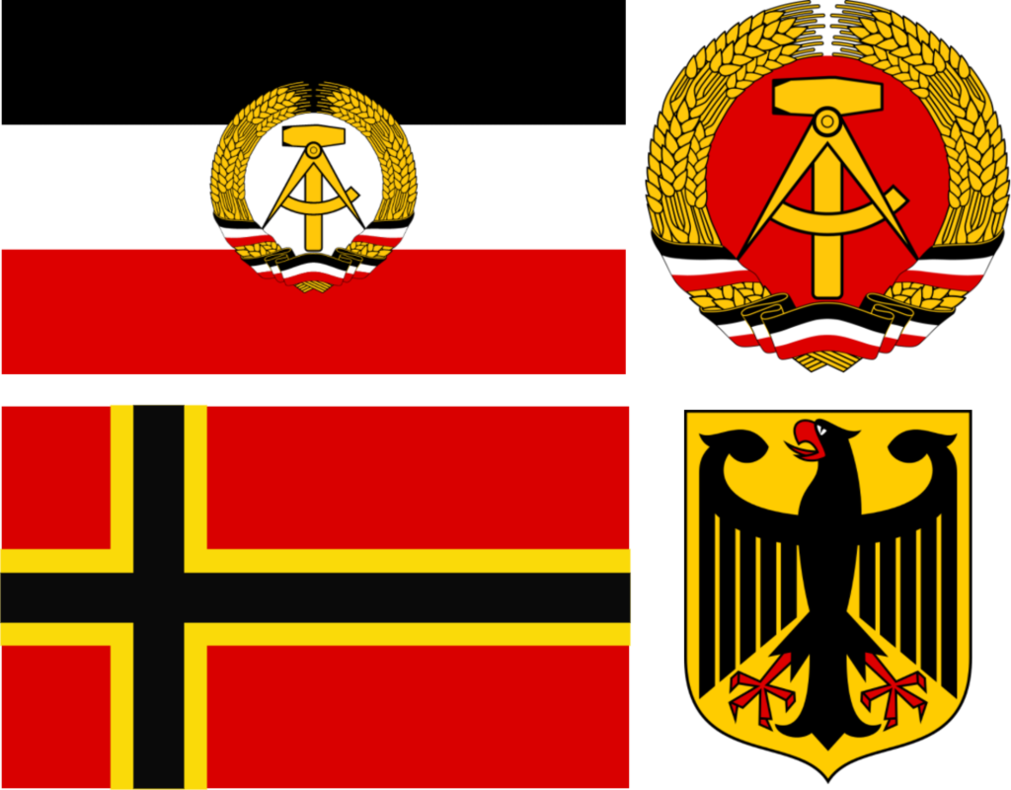 Download East Germany Flag Clipart Person - East Germany And West ...