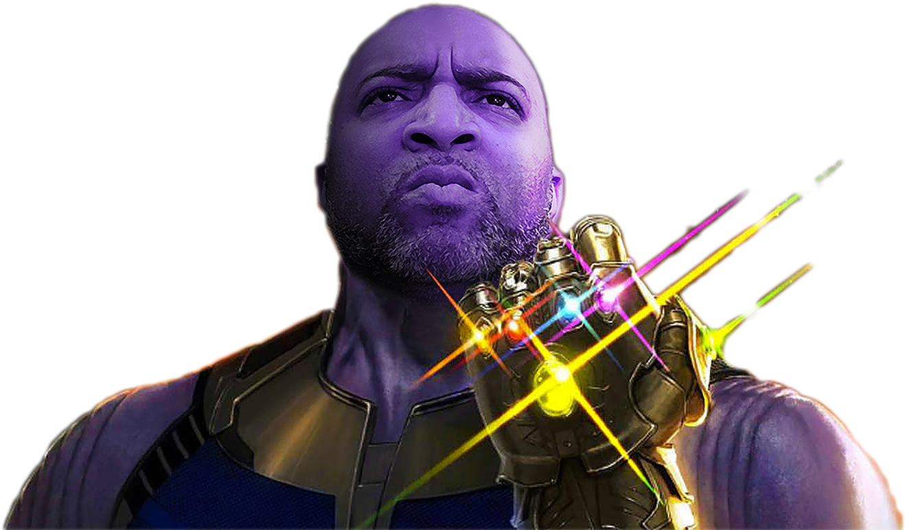 Download The Angryman - Thanos Infinity War Art - Full Size PNG Image ...