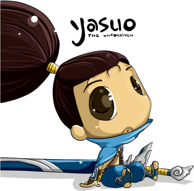 Download Lol Yasuo Chibi - Full Size PNG Image - PNGkit