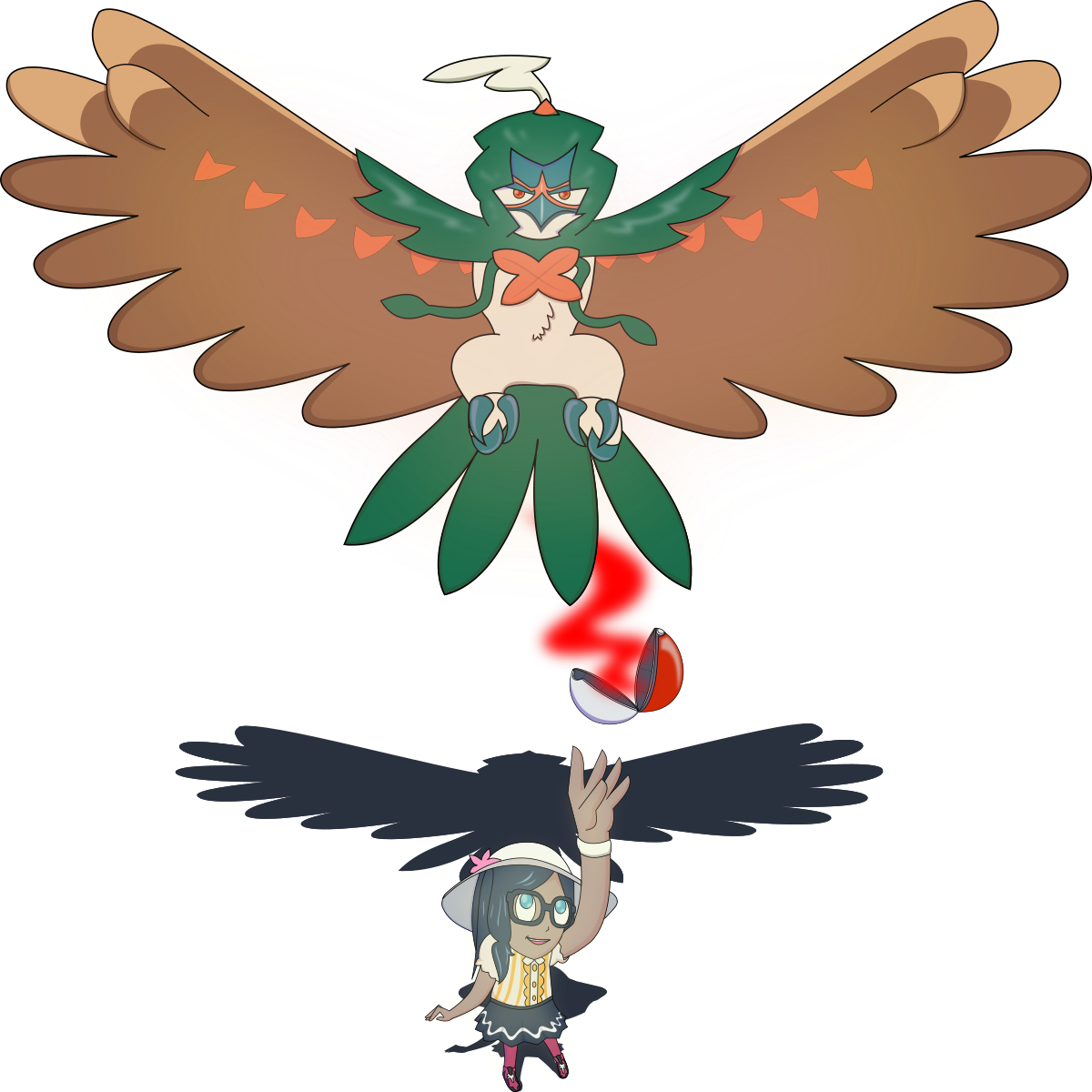 Download Decidueye, I Choose You - Illustration - Full Size PNG Image ...