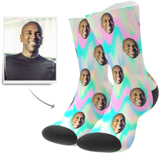 Download Custom Socks - Trippy - Sock - Full Size PNG Image - PNGkit