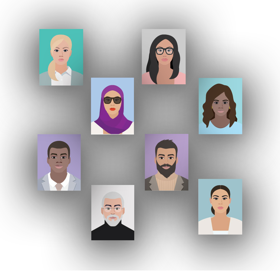 Download Images Of Diverse People - Collage - Full Size PNG Image - PNGkit