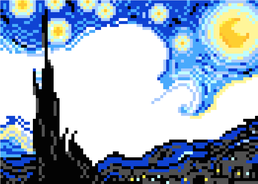 Download Starry Night - Full Size PNG Image - PNGkit