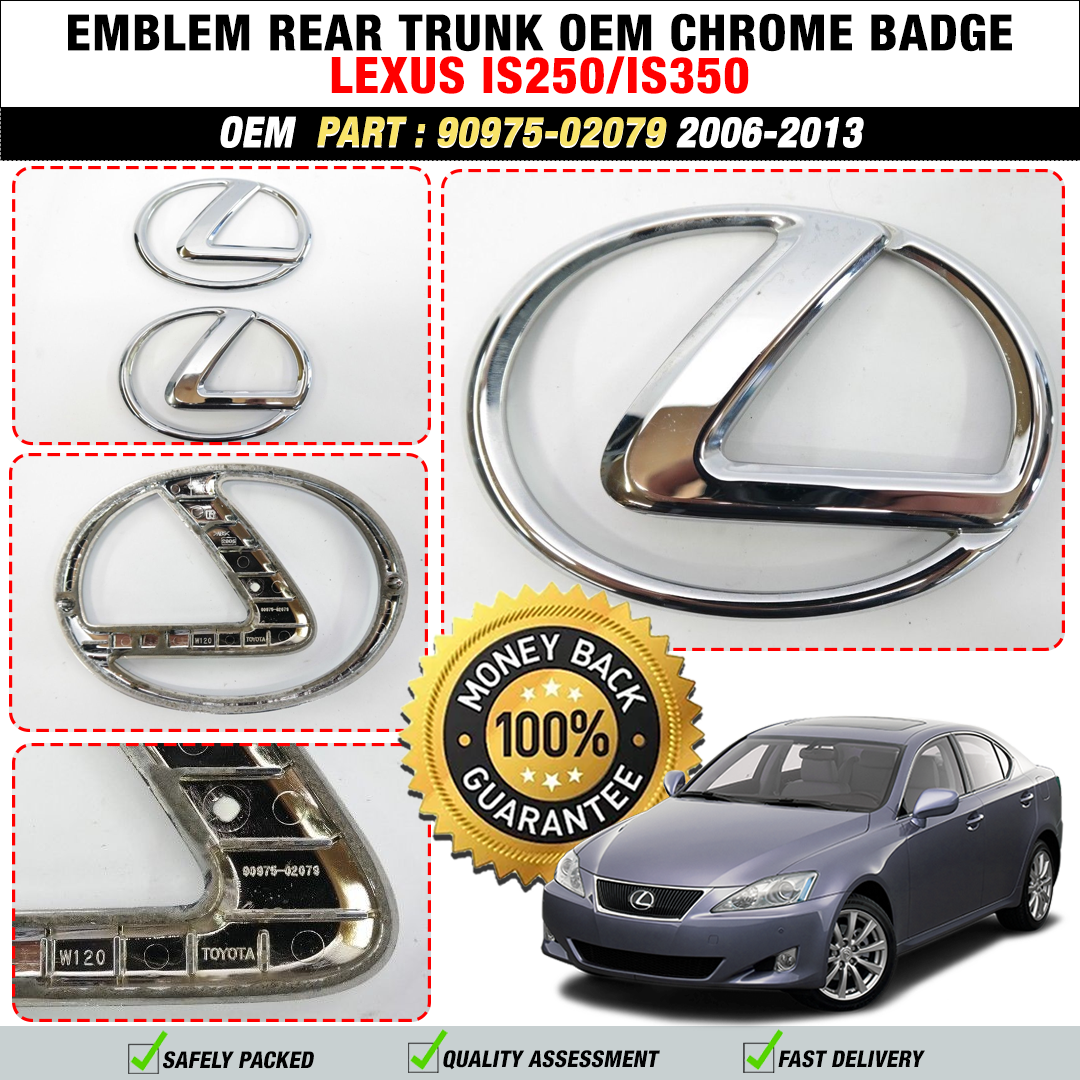 Download Details About 06 13 Lexus Is250 Is350 Emblem Rear Trunk - 100 ...