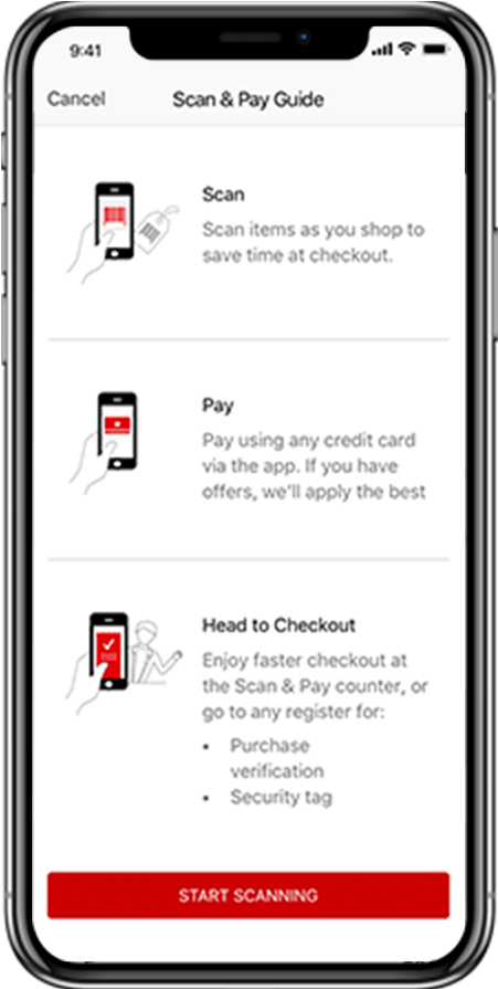 Download Check Out Faster With Scan & Pay - Mobile Phone - Full Size ...