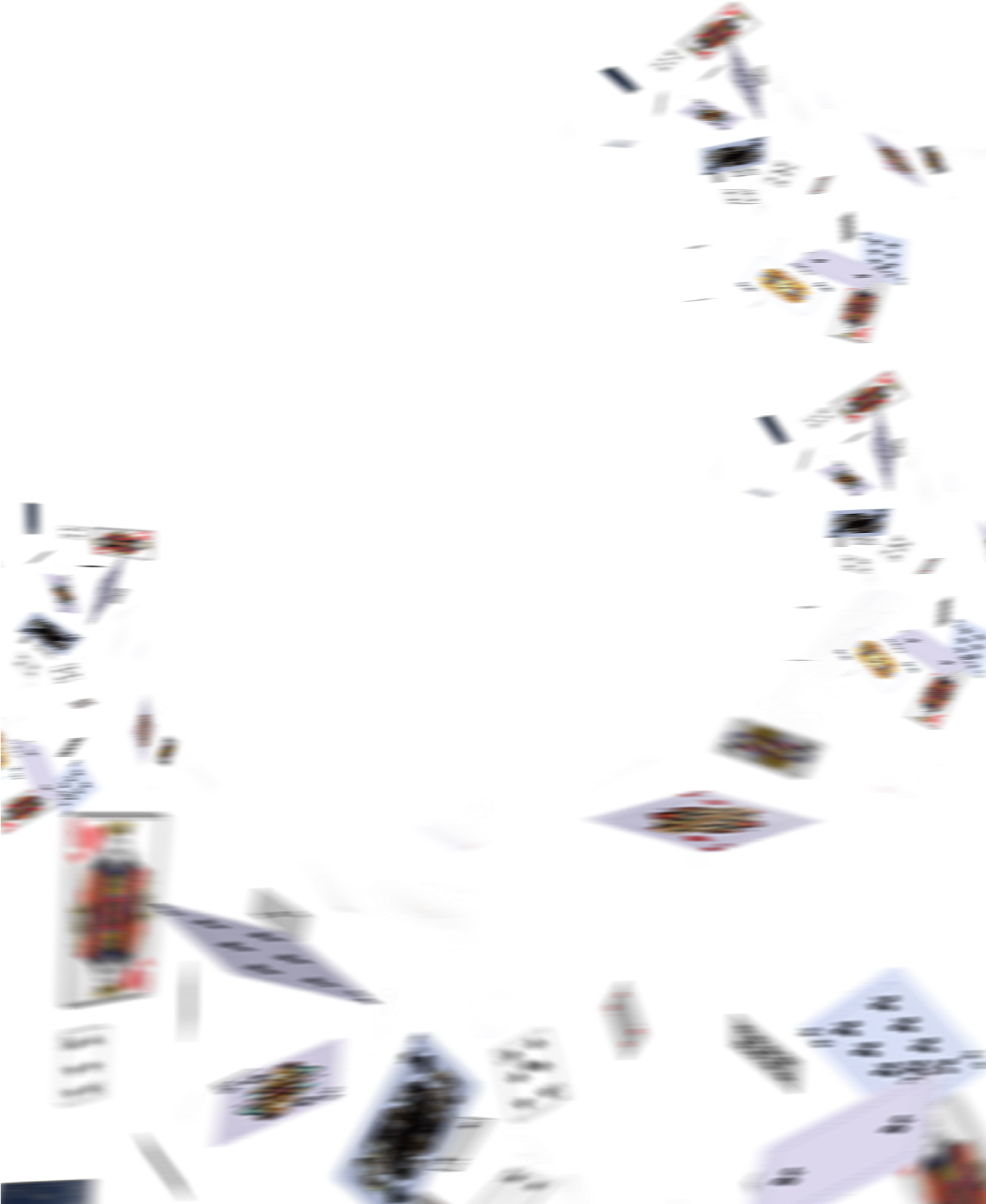 Download Flying Png Download - Flying Cards Png - Full Size PNG Image ...