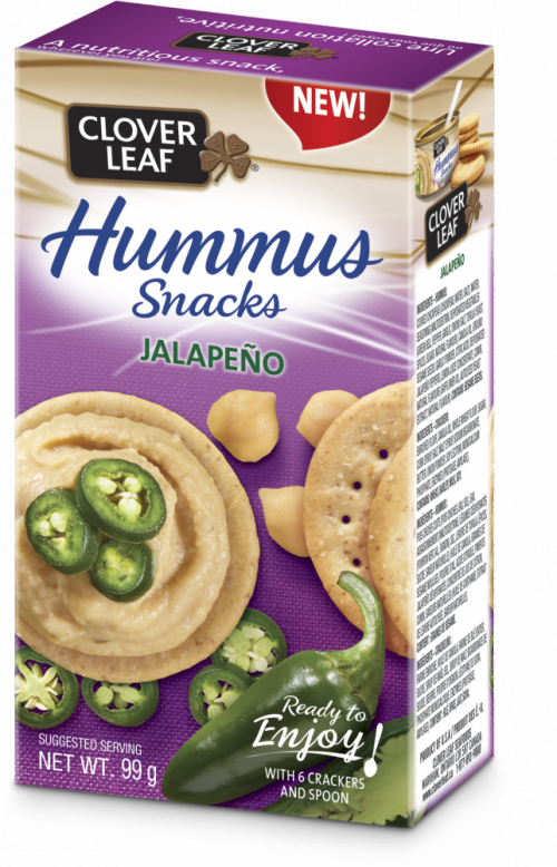 Download Clover Leaf's Hummus Snacks Jalapeño - Cloverleaf Hummus Snack ...