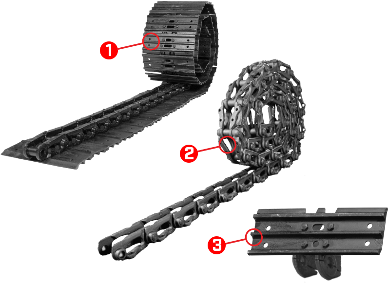 Download Tnt Track Assembly, Track Chain, And Track Shoes - Machine ...