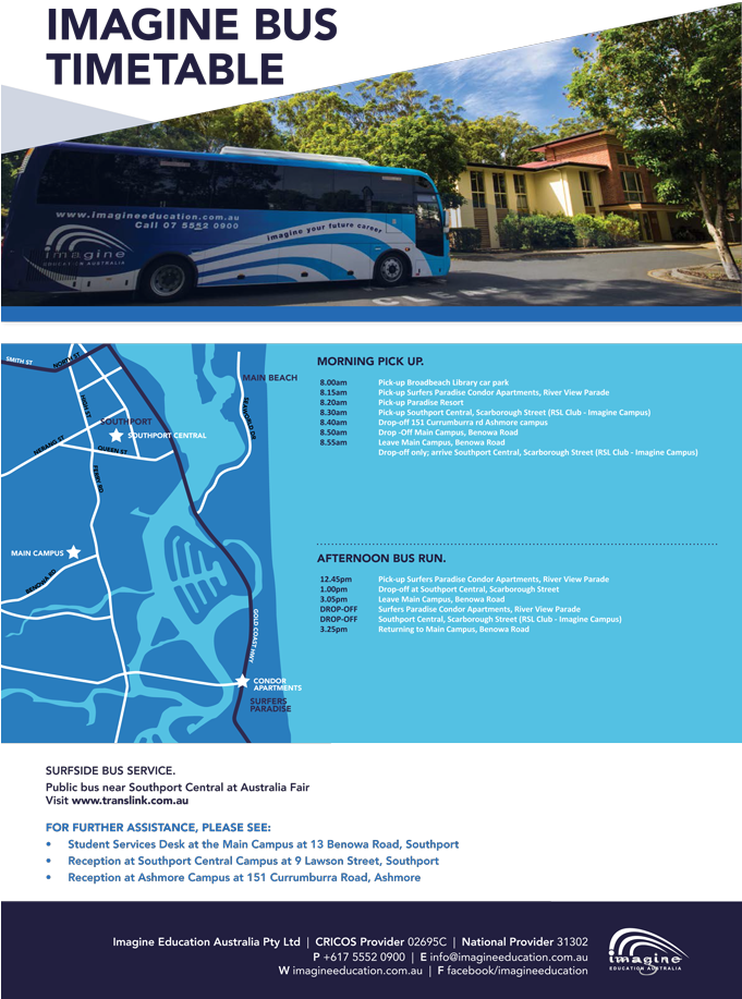 Download Click Here To Download A Copy Of Imagine's Bus Timetable ...