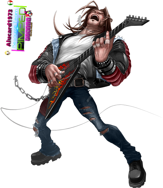 Download [character] Axel Steel Guitar Hero - Guitar Hero Warriors Of ...