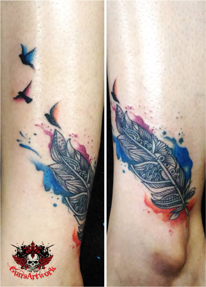 Download Watercolor Tattoos - Tattoo - Full Size PNG Image - PNGkit