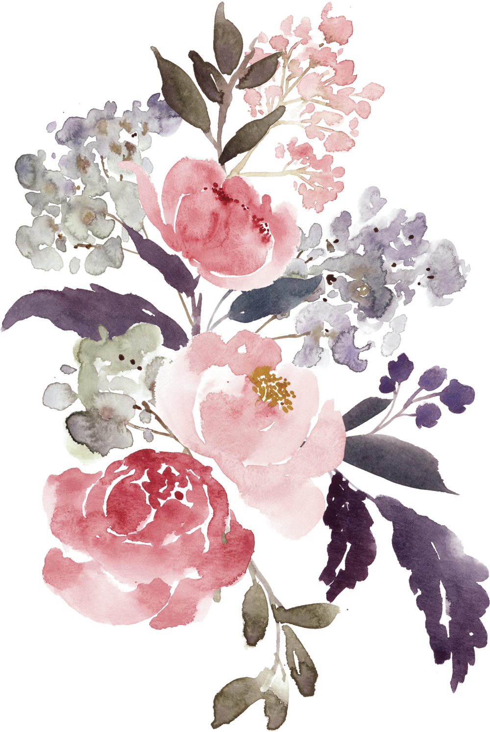 Download Bouquet3-flipped - Wedding - Full Size PNG Image - PNGkit