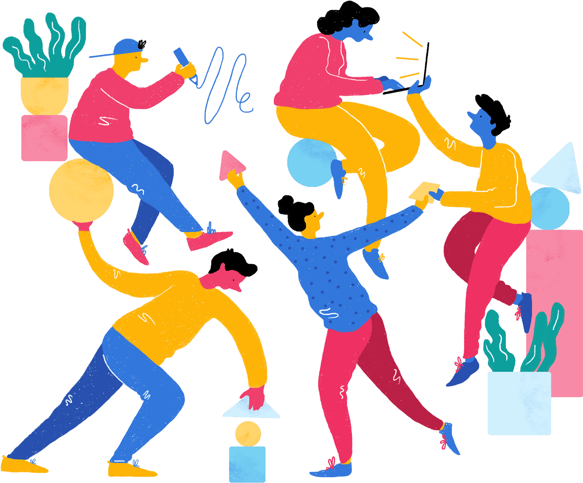 Download Art Png Images - Dropbox Brand Illustrations - Full Size PNG ...