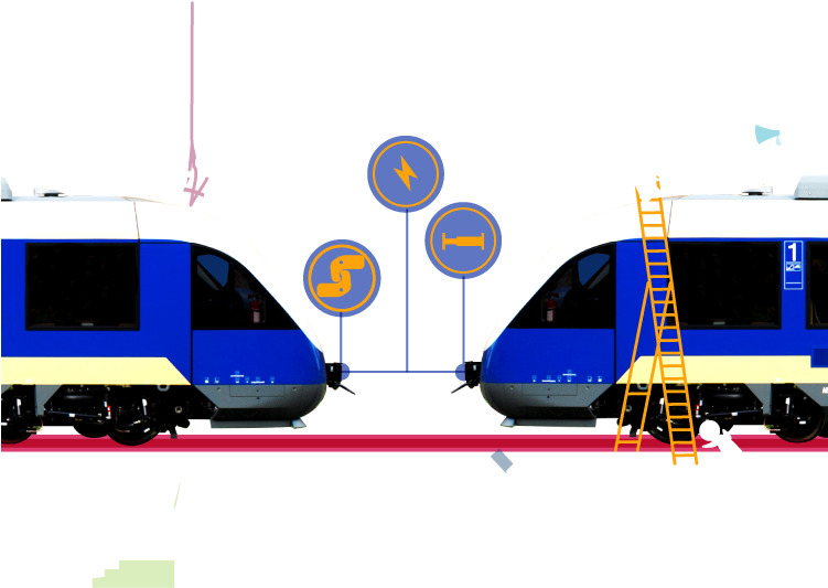 Download During Coupling, One Of The Two Cars Is Stationary, - Two ...