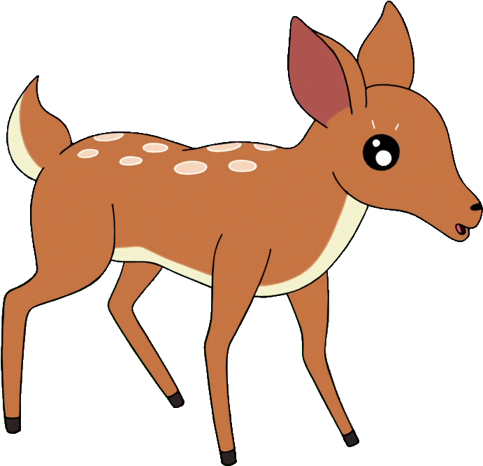 Download Premie Deer - Baby Deer Adventure Time - Full Size PNG Image ...