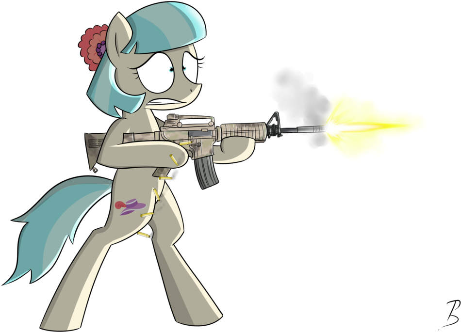 Download My Little Pony Clipart Gun Png - Mlp Ponies With Guns - Full ...