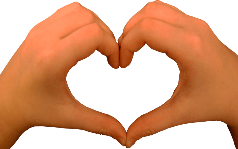 Download Heart Hands Transparent Background - Full Size PNG Image - PNGkit