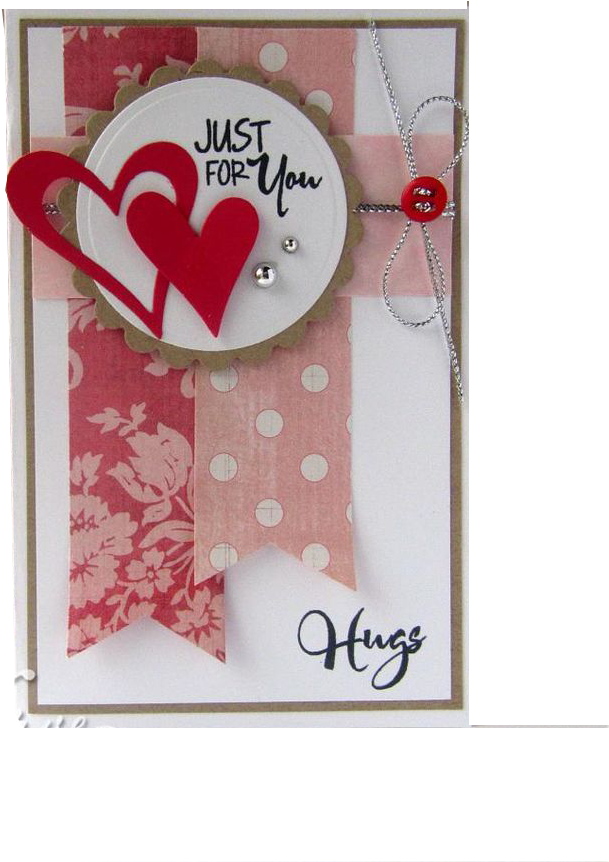 Download Handmade Card For Hug Day - Cardmaking - Full Size PNG Image ...