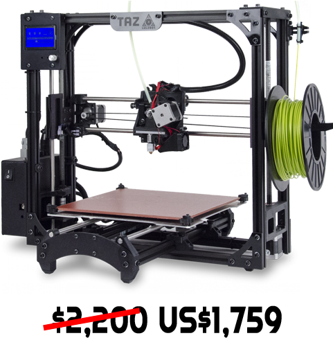 Download Taz 5 - Lulzbot Taz 5 3d Printer - Full Size PNG Image - PNGkit
