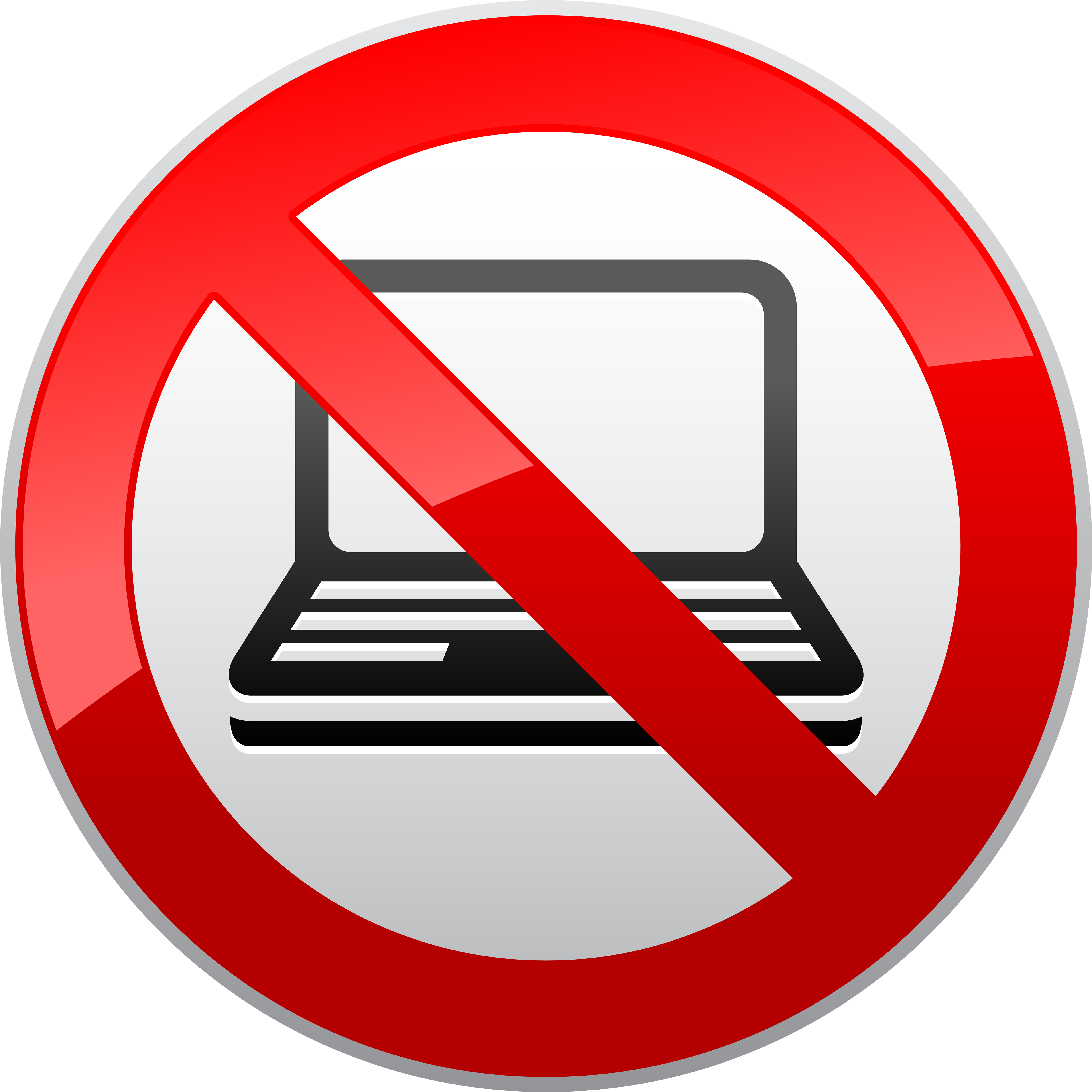 Download No Laptop Prohibition Sign Png Clipart - No Coolers Allowed ...