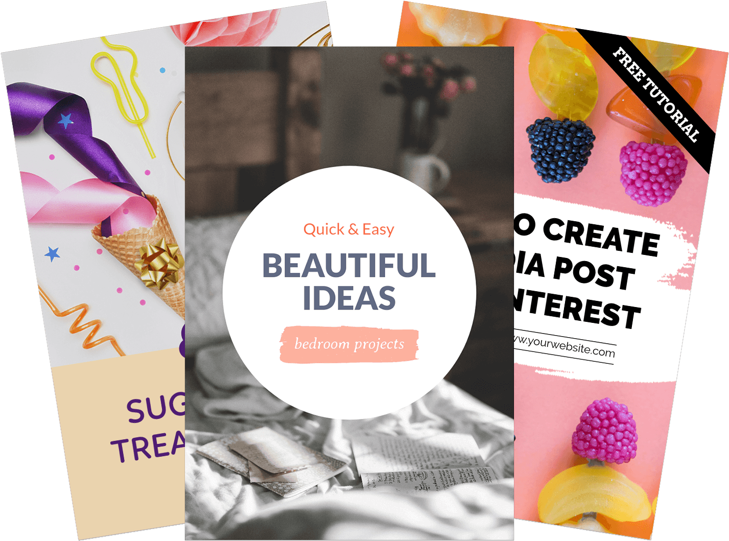 Download Pinterest Template To Create Custom Pins - Strawberry - Full ...