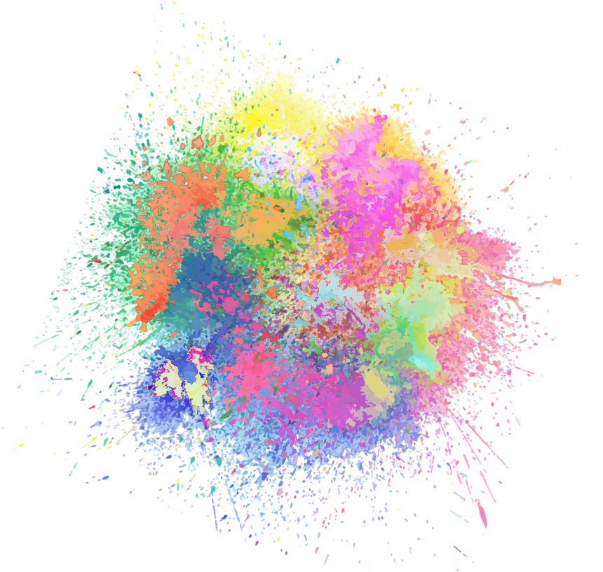 Download Transparent Colorburst Sticker - Circle - PNGkit