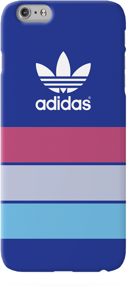 Download Iphone 6 Plus Back Cover And Case Blue Adidas Design - Adidas Originals - Full Size PNG ...