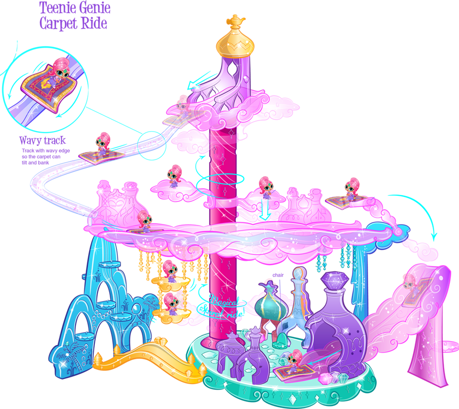 Download Shimmer & Shine Teenie Genie Carpet Ride - Playset - Full Size ...