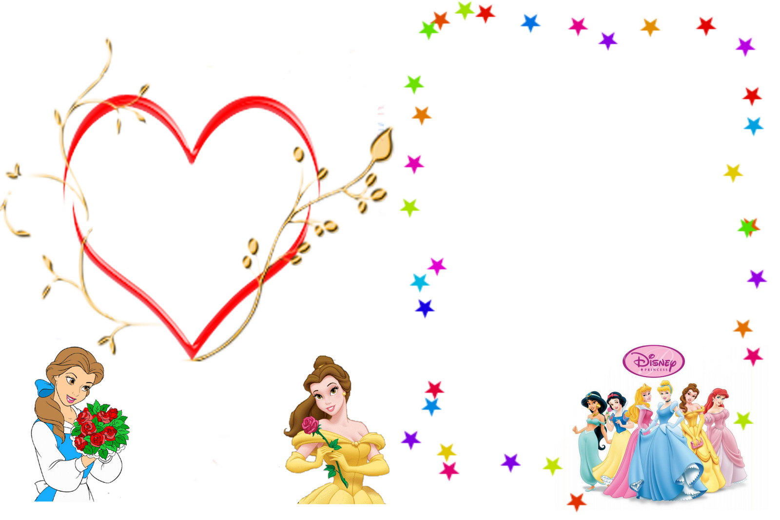 Download Frames Png Princesas Disney 4 Imagens Para Photoshop - Disney ...