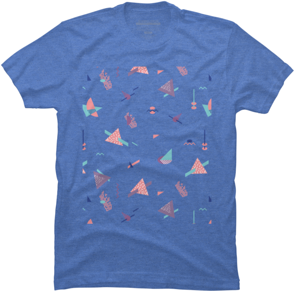 Download Abstract Geometric Pattern - Active Shirt - Full Size PNG ...