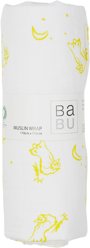 Download Muslin Wrap Fox Yellow - Board Short - Full Size PNG Image ...