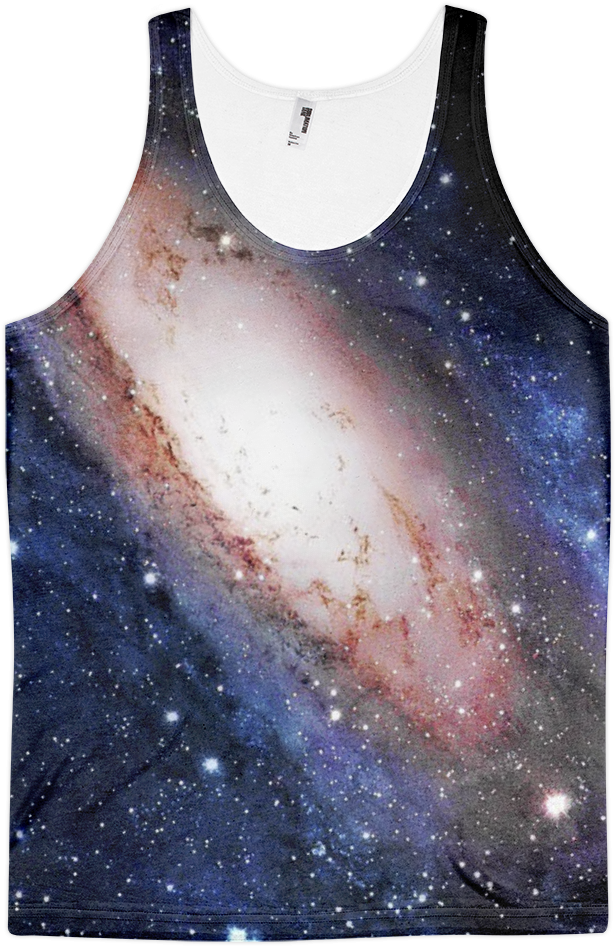 Download Love Galaxy Classic Fit Tank Top - Milky Way - Full Size PNG ...