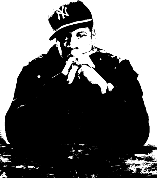 Download Jay Z Stencil - Jay Z High Resolution - Full Size PNG Image ...