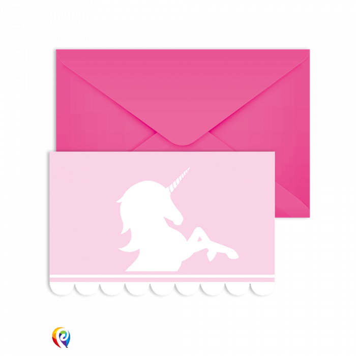 Download Believe In Unicorns Party Invitations - Envelope - Full Size PNG Image - PNGkit