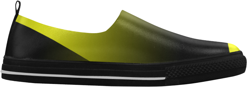 Download Yellow Triangle Gradient Shoe Apus Slip-on Microfiber - Slip ...