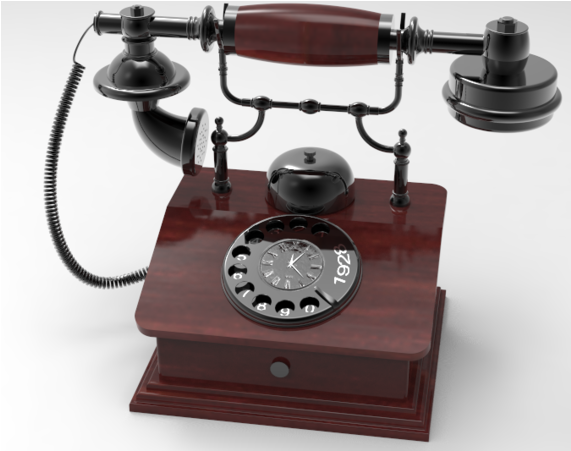 Download Rotary Dial - Antique - Full Size PNG Image - PNGkit