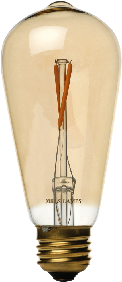 Download Edison Mills St58 Vintage Led Filament Lamp 2w 2200k - Vintage ...