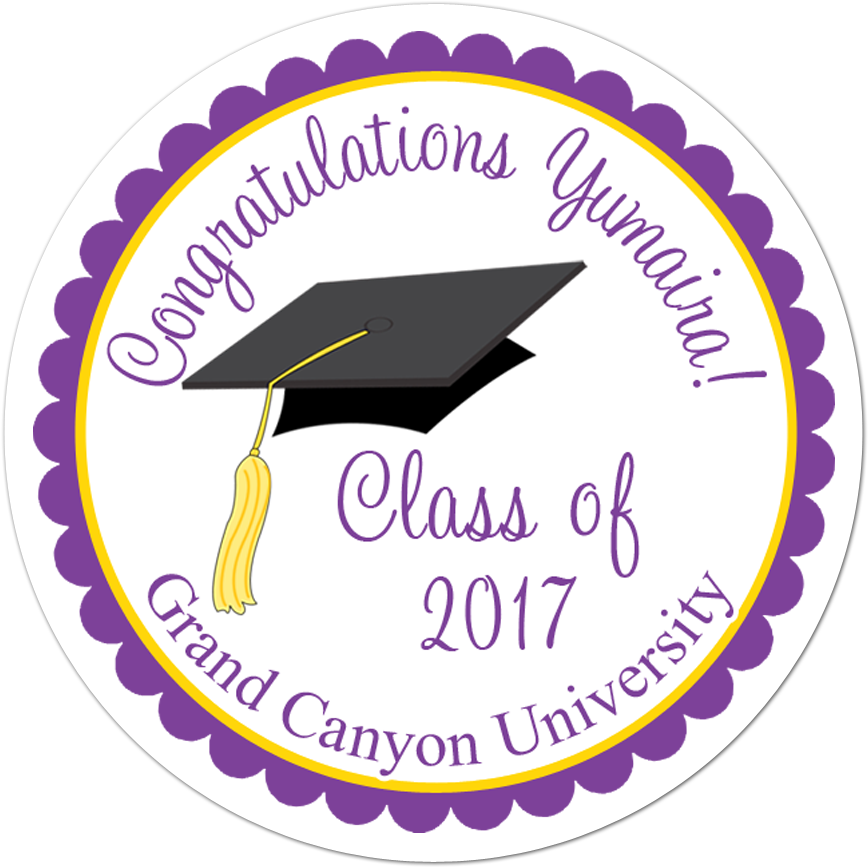 Download Graduation Cap Personalized Sticker - Graduation - Full Size ...