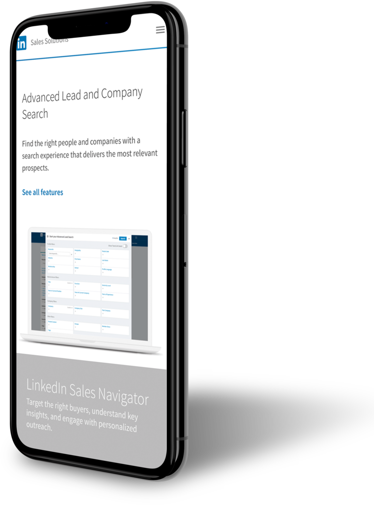 Download Linkedin Phone - Iphone - Full Size PNG Image - PNGkit