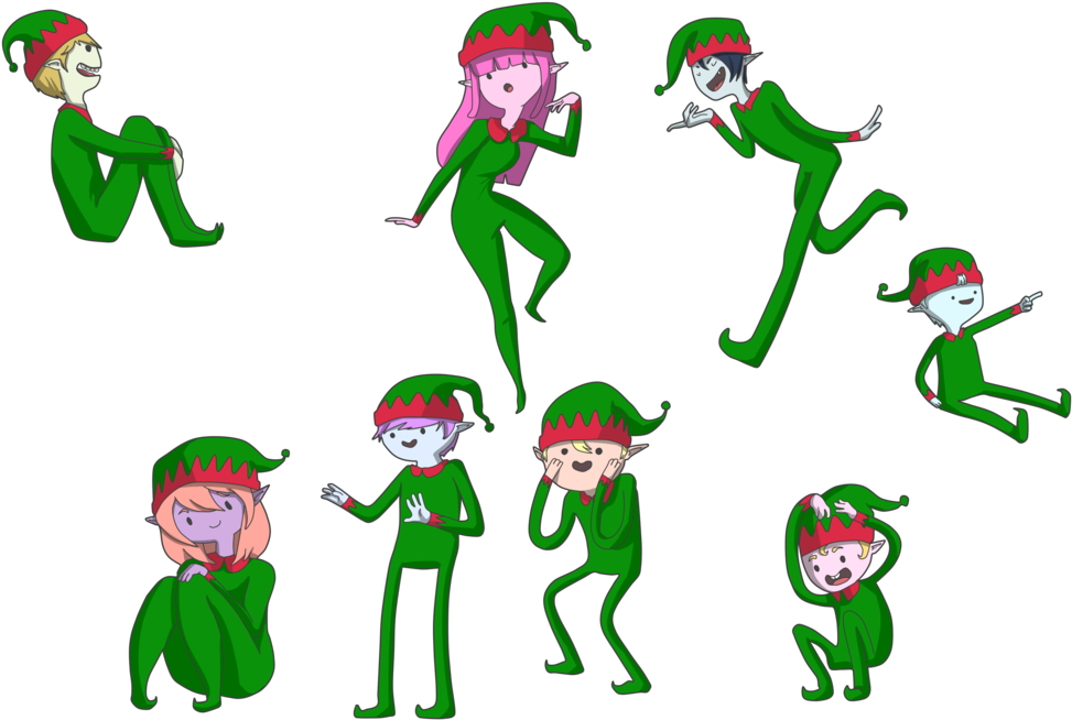 Download Adventure Time Christmas Elves By Crapboy27 - Adventure Time ...