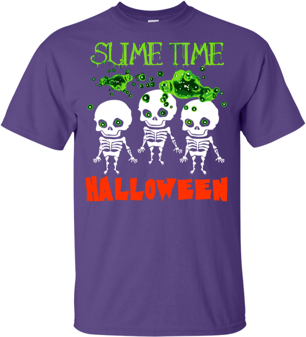 Download Buy Slime Time Halloween Skeleton Youth Kids T-shirt ...