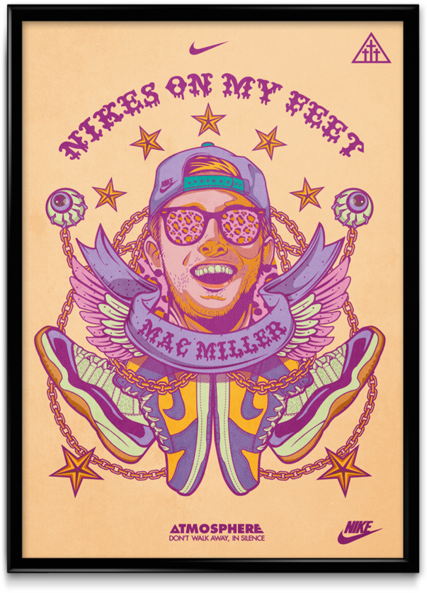 Download Mac Miller Concert Poster - Full Size PNG Image - PNGkit