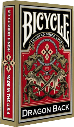 Download Bicycle Gold Dragon Back - Cards Deck Price - Full Size PNG ...